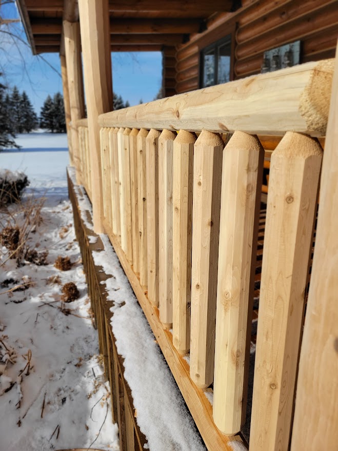 Log Railing – Superior Log & Rail
